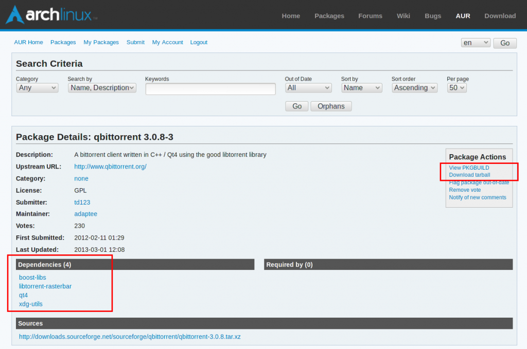 How to install manually a program from AUR (Arch User Repository)
